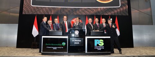 Saham PT Barito Renewables Energy (BREN) Resmi Tercatat di Bursa Efek ...